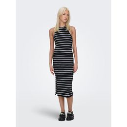 Only Jerseykleid Sommerkleid Black Stripes:THIN WHITE STRIPES L (40) - N-Gr N-Gr L (40) Perfekt für Freizeitaktivitäten durch bequeme Passform