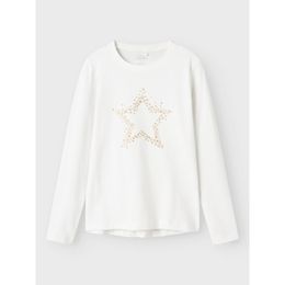 name it Langarmshirt &raquo;NKFVIPARTY 2P LS TOP&laquo;, 2 Stk. BlackPack:Bright White 122 (128) 122 (128) 2-er Packung Shirts von name it f&uuml;r M&auml;dchen