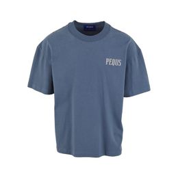PEQUS Kurzarmhemd &raquo;Back Logo T-Shirt&laquo; faded blue S - US-Gr&ouml;&szlig;en US-Gr&ouml;&szlig;en S Vielseitige T-Shirts f&uuml;r jeden Anlass