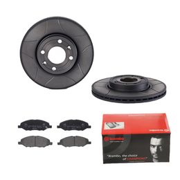 Brembo Bremsensatz, Scheibenbremse vorne rechts links innenbel&uuml;ftet 260mm f&uuml;r MITSUBISHI RENAULT DACIA MAZDA NISSAN D10601JY00 41060EE30J 41060RN22A 1