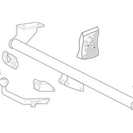BRINK Anh&auml;ngevorrichtung BMC R&uuml;ckseite Kugelstange von hinten gesteckt f&uuml;r SUZUKI 435900