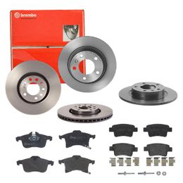 Brembo Bremsensatz-Vorn und hinten SG00000EB1 Bremsensatz, Scheibenbremse vorne rechts links innenbel&uuml;ftet 308mm f&uuml;r FIAT VAUXHALL SAAB OPEL 5122833 5