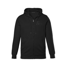 Men Plus Sweatjacke in schwarz | Gr.: 8XL
