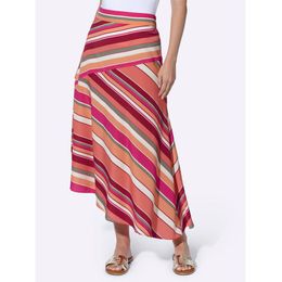 Heine Sommerrock in grapefruit-khaki-bedruckt | Gr.: 36