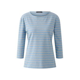 Oui T-Shirt SOLEILA in grey blue | Gr.: 36