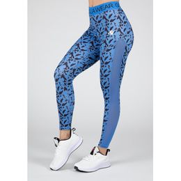 Gorilla Wear Osseo Leggings - Blau | Gr.: XL