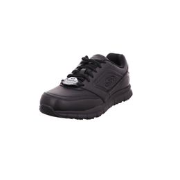 Skechers Sportliche Schn&uuml;rschuhe in Schwarz | Gr.: 7,5