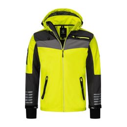 Rock Creek Softshelljacke in Neongelb | Gr.: S