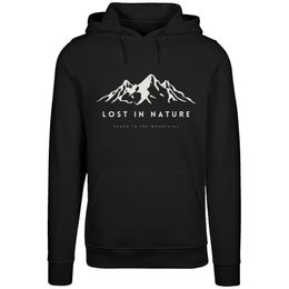 F4NT4STIC Hoodie Lost in nature in schwarz | Gr.: L