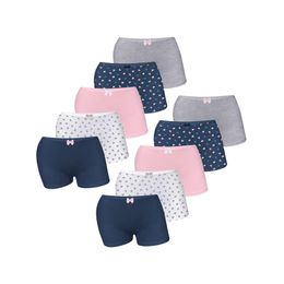 LOREZA 10er Set Pantys - Herz - Bunt | Gr.: 128/134