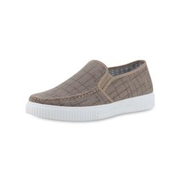 VAN HILL Slip Ons Derek in Khaki | Gr.: 45