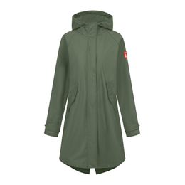 Derbe Regenjacke Traveby_plain in oliv | Gr.: 40