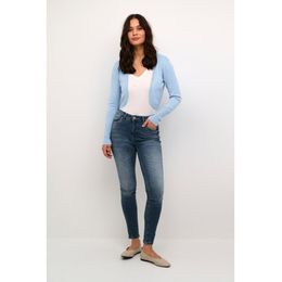 Culture Strickjacke CUannemarie Classic fit in Cashmere Blue Melange | Gr.: XL