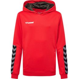 Hummel Kapuzenpullover Hmlauthentic Kinder in TRUE RED | Gr.: 152