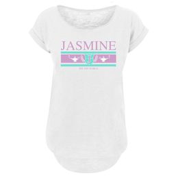 F4NT4STIC Long Cut T-Shirt Disney Jasmine See The World in wei&szlig; | Gr.: XXL