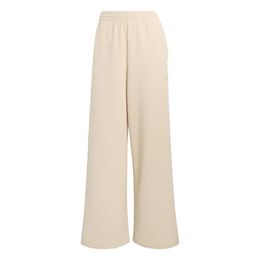 adidas Sportswear Workout Pants 'SOFT LUX STRAIGHT LEG' female Beige size M