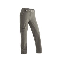 Maier Sports Zip-Hose Nata 2 in Braun | Gr.: 38