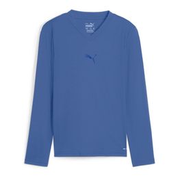 Puma T-Shirt "TeamGoal Baselayer Tee Longsleeve Jr." in Blau | Gr.: 164