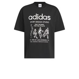 adidas originals Shirt 'Only The Best For The Athlete' female Black size L