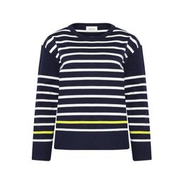 Cartoon Pullover Damen Gr&ouml;&szlig;e L navy / gelb / wei&szlig;