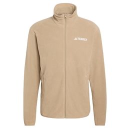 adidas terrex Funktionsfleecejacke 'Multi Essentials' Herren Gr&ouml;&szlig;e XS beige / wei&szlig;