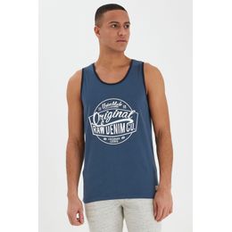 Tanktop Blend "BHWalex", Herren, Gr. M, ensign blau, Web, 100% Baumwolle, unifarben, regular fit, Rundhals, eng angesetztes Bündchen, Tops Tanktop, Lässiges Tanktop mit Rundhalssauschnitt