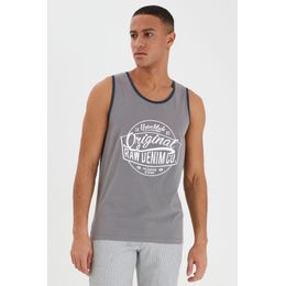 Tanktop Blend "BHWalex", Herren, Gr. M, granite, Web, 100% Baumwolle, unifarben, regular fit, Rundhals, eng angesetztes B&uuml;ndchen, Tops Tanktop, L&auml;ssiges Tanktop mit Rundhalssauschnitt