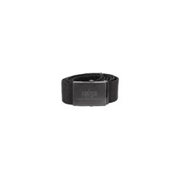 Ledergürtel Alpha Industries "Heavy Duty Belt", Herren, Gr. onesize, schwarz, Obermaterial: 100% Nylon, Gürtel Ledergürtel
