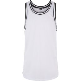 Urban Classics Herren Tanktop "Urban Classics Herren Mesh Tanktop"weiß, Gr. XL, unifarben, 100% Polyester, Tops