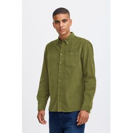 Langarmhemd Blend "BHShirt", Herren, Gr. M, US-Gr&ouml;&szlig;en, capulet olive, Web, 100% Baumwolle, regular fit normal, ohne Ausschnitt, 2-Knopf-Manschette, Hemden, L&auml;ssiges Cordhemd mit Brusttasche