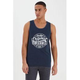 Tanktop Blend "BHWalex", Herren, Gr. M, navy, Web, 100% Baumwolle, unifarben, regular fit, Rundhals, eng angesetztes B&uuml;ndchen, Tops Tanktop, L&auml;ssiges Tanktop mit Rundhalssauschnitt
