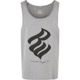 Rocawear Herren Tanktop "Rocawear Herren Rocawear Basic Tanktop"erdgrau, Gr. 5XL, bedruckt, 100% Baumwolle, Tops