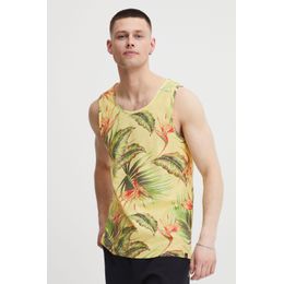 Tanktop Blend "BHTros", Herren, Gr. S, popcorn, Web, 100% Baumwolle, gemustert, regular fit normal, Rundhals, Tops Tanktop, L&auml;ssiges Tanktop mit Rundhalssauschnitt