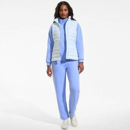 LANDS' END Daunenweste WANDERWEIGHT Verstaubar Ultraleicht, Damen,  Blau, Nylon, by Lands' End
