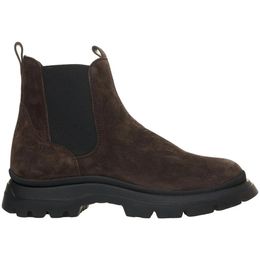 Hogan Stiefel - Suede boots 'H673' - Gr. UK_10 - in Braun - f&uuml;r Damen