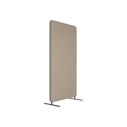 Akustik-Trennwand Softline Salsa, Textil, HxB 1500 x 1000 mm, beige kaiserkraft