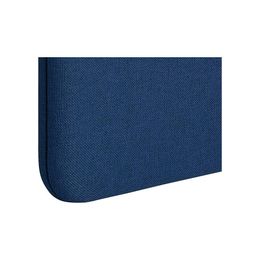 Akustik-Tischtrennwand Softline Salsa, top montiert, H&ouml;he 450 mm, Textil, Breite 1200 mm, blau kaiserkraft