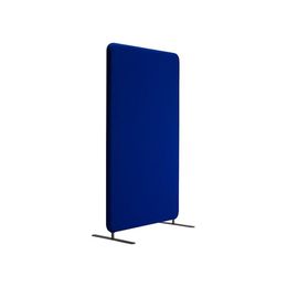 Akustik-Trennwand Softline Event, Textil, HxB 1700 x 1200 mm, blau kaiserkraft