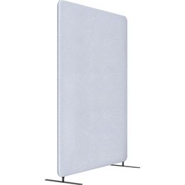 Akustik-Trennwand Softline Event, Textil, HxB 1500 x 1200 mm, lichtgrau kaiserkraft