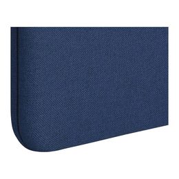 Akustik-Tischtrennwand Softline Salsa, nach unten h&auml;ngend, H&ouml;he 650 mm, Textil, Breite 1000 mm, blau kaiserkraft