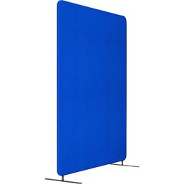 Akustik-Trennwand Softline Event, Textil, HxB 1500 x 1200 mm, blau kaiserkraft