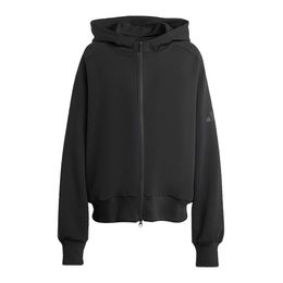 adidas Sportswear Athletic Zip-Up Hoodie female Black size L