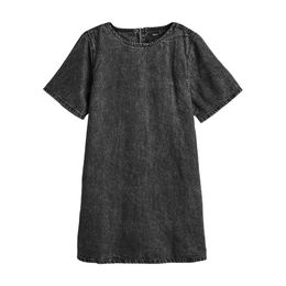 next Kleid Damen Gr&ouml;&szlig;e 40 grey denim Winterkleid