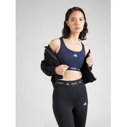 adidas Performance Sport-BH 'TECHFIT' Damen Gr&ouml;&szlig;e M/L dunkelblau / wei&szlig;