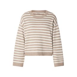 Barbour Pullover 'Rosie' Damen Gr&ouml;&szlig;e M dunkelbeige / wei&szlig;