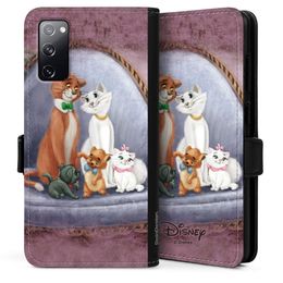 DeinDesign Galaxy S20 Handy Klapph&uuml;lle Handyh&uuml;lle aus Kunst Leder schwarz Flip Case Disney Official Licensed Product Aristocats Sideflip mit Lasche