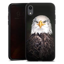 DeinDesign iPhone Xr Handy Silikon H&uuml;lle Case schwarz Handyh&uuml;lle Animals Eagle Bird