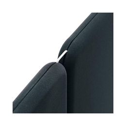 Verbindungselement f&uuml;r Akustik-Trennwandsystem Softline, HxB 50 x 4 mm, 2-Wege, grau kaiserkraft