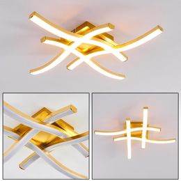hofstein Grossarl Deckenleuchte LED Gold, 4-flammig