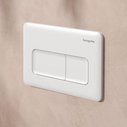 Hansgrohe iFrame Original Q Dr&uuml;ckerplatte f&uuml;r Toilette, 66001700,